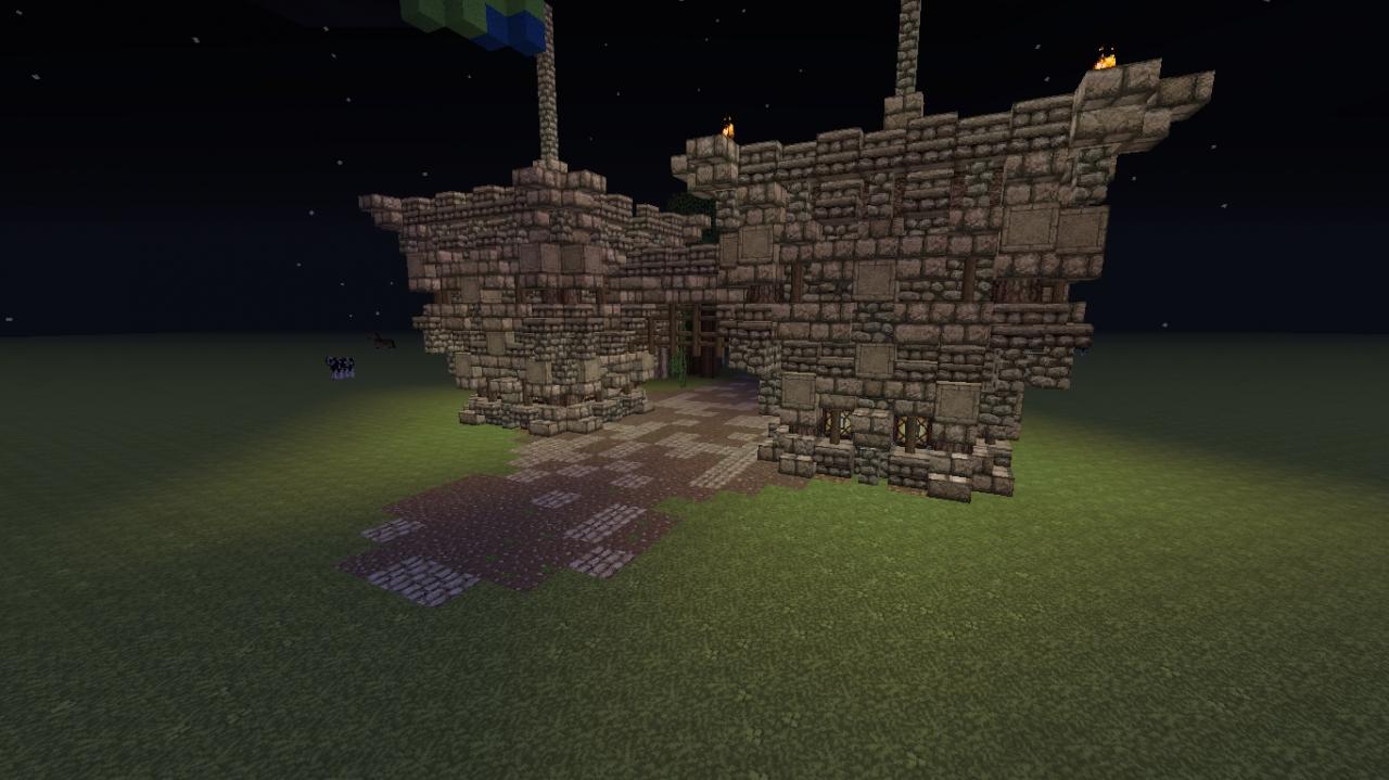 Dwarf castle entrance Minecraft Project