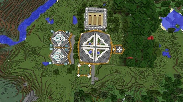 Spawn for a server Minecraft Map