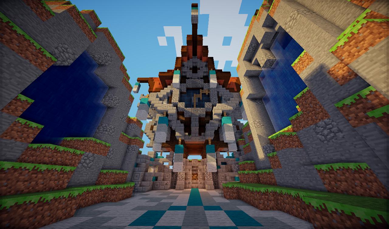 Elven Themed Spawn Minecraft Map