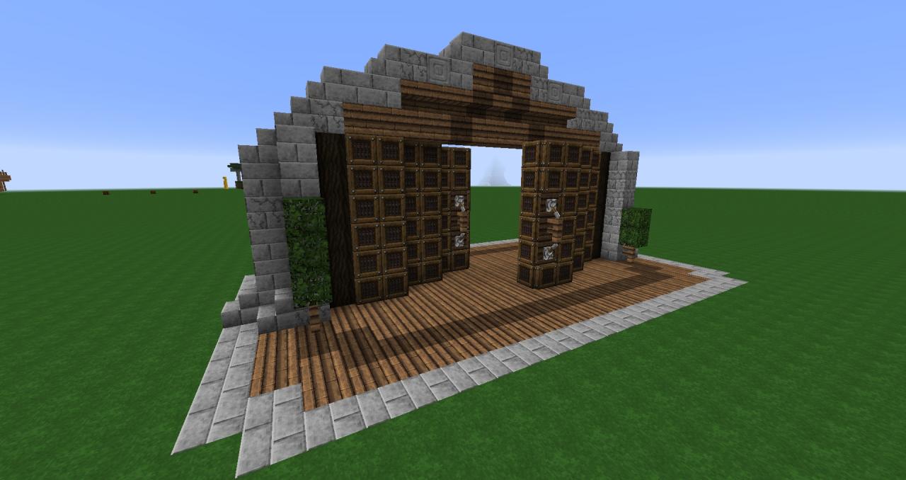 Open Door 3 colors. Minecraft Map