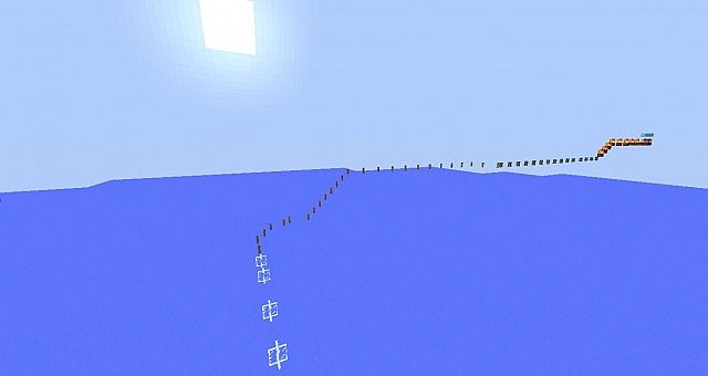 water parcour Minecraft Map