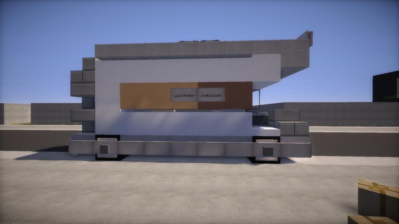Modern/Minimal Postal Truck "UPS" - HalfPastNINE | Pop Reel Minecraft Map
