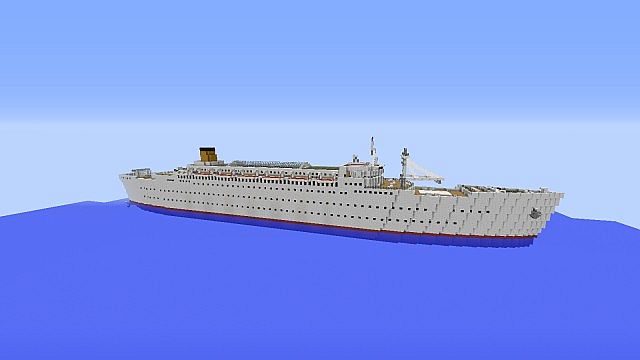 The RMS OCEANIC (A Minecraft Ocean Liner) Minecraft Map