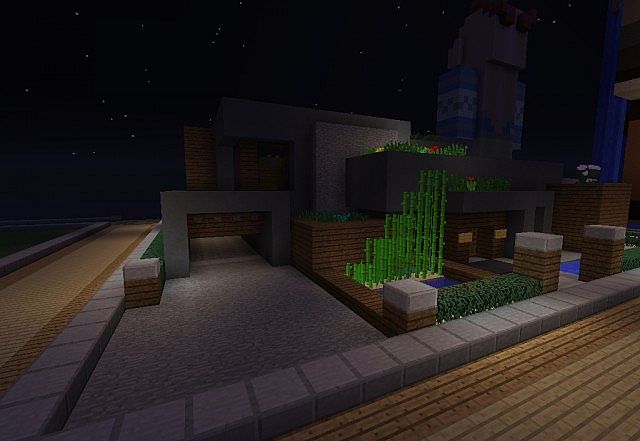 Organic ~ Modern House Minecraft Map