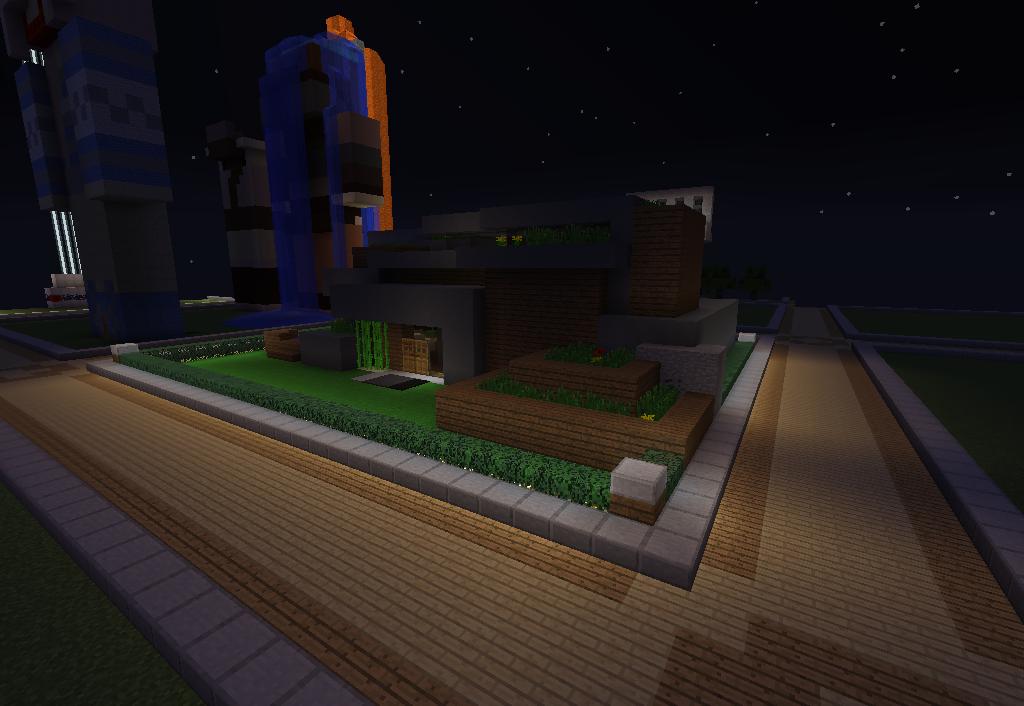 Organic ~ Modern House Minecraft Map