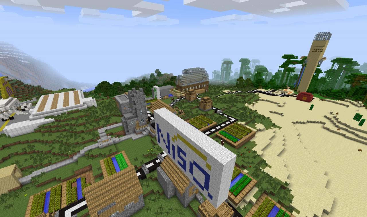 Holiday Creeper Hotel(+ Airport) (ANCIENT) Minecraft Map