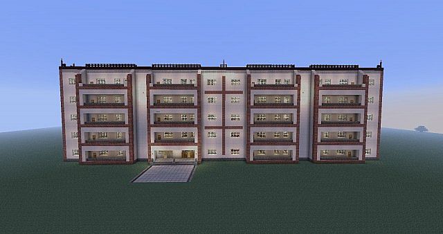Real Apartment Complex Minecraft Map