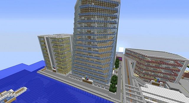 modern city Minecraft Map