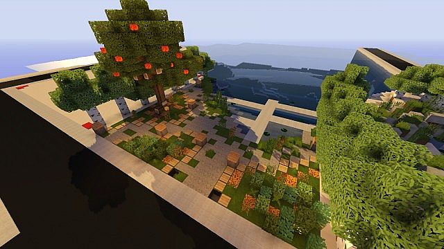 Small Modern Park Minecraft Map