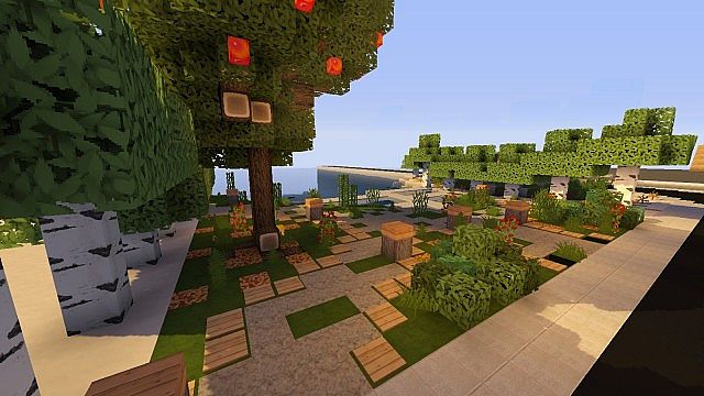 Small Modern Park Minecraft Project