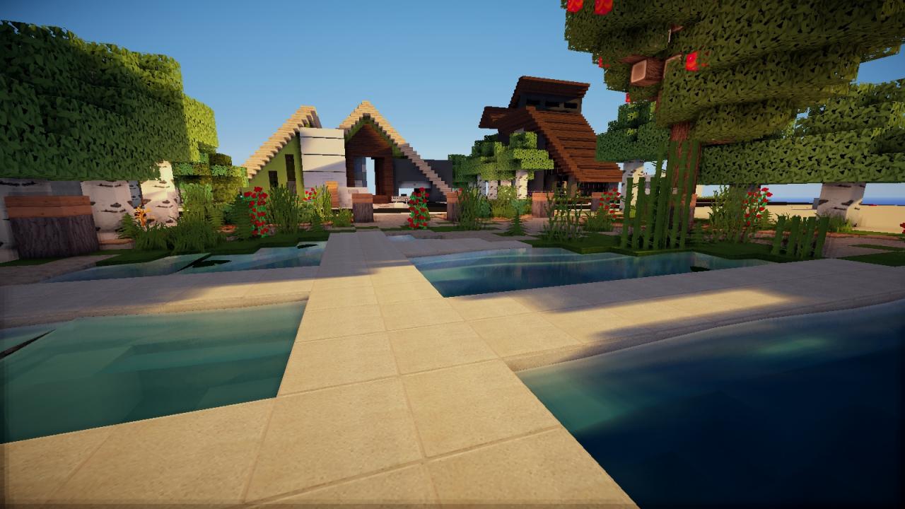 Small Modern Park Minecraft Map