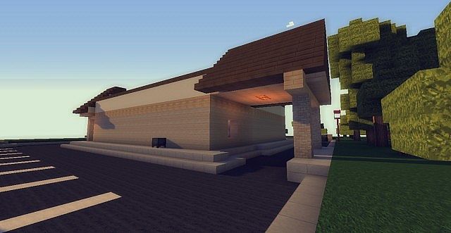 Suburban Pharmacy Minecraft Map