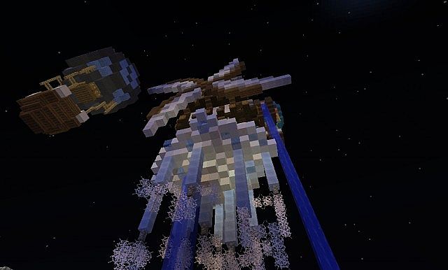 Floating Steampunk Island Plot Build Minecraft Map