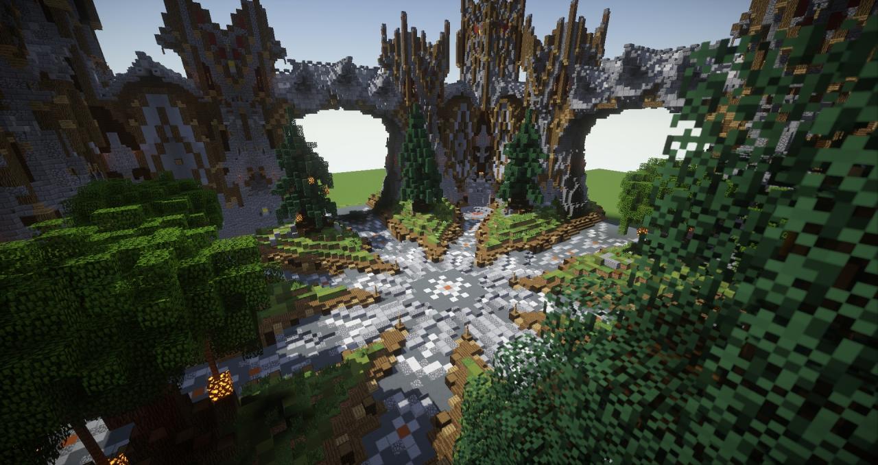 [Medieval/Futuristic] OreCraft Creative Spawn [Commission] Minecraft Map