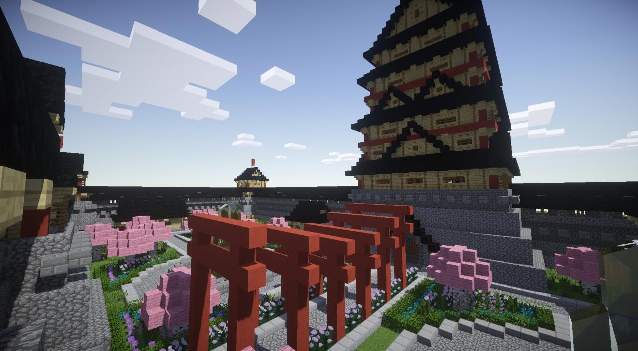 Japanese Castle Minecraft Map