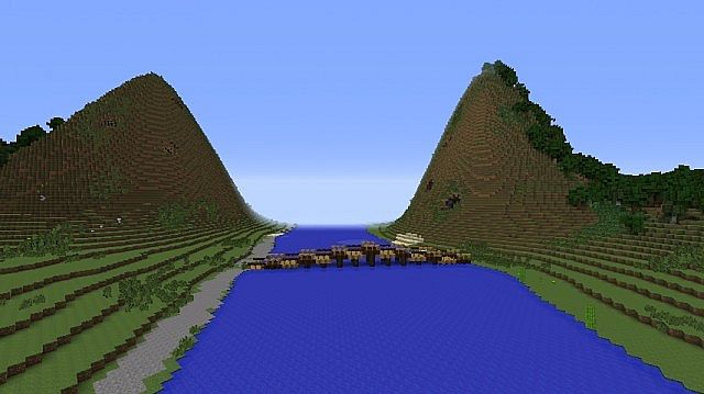 Giant Custom Hills Biome - Custom Terrain Minecraft Map