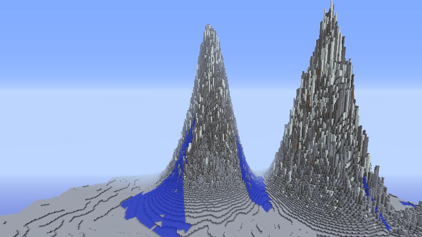 Extreme Mountains - Custom Terrain Minecraft Map