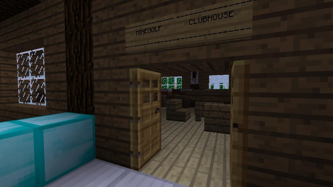 MINEGOLF - Crazy Golf Putting Challenge Minecraft Map