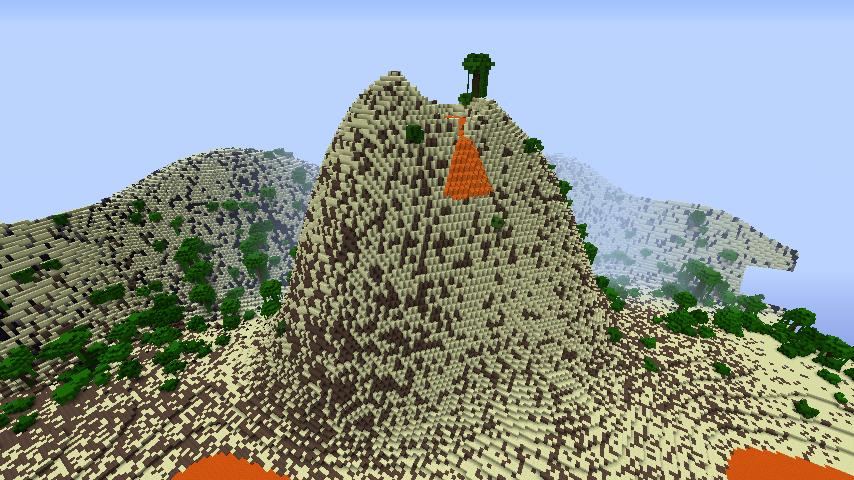 Fire Desert - Custom Terrain Minecraft Map