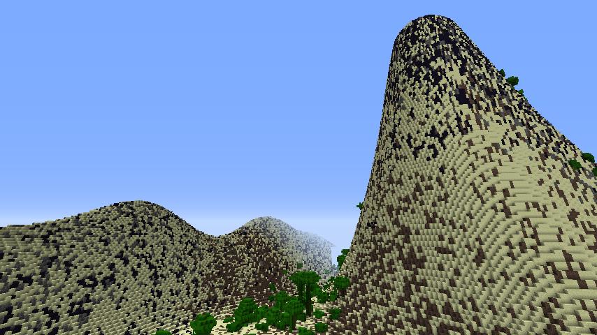 Fire Desert - Custom Terrain Minecraft Map