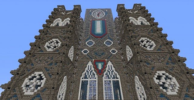 Fantasy clock tower Minecraft Project
