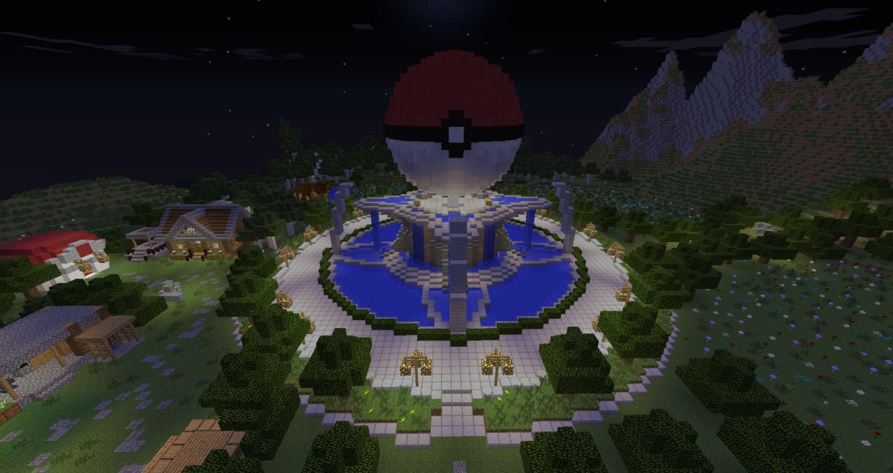 Pixelmon Fountain Minecraft Project