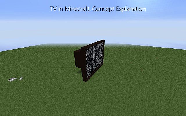 Television Broadcasting in Minecraft: Explaination