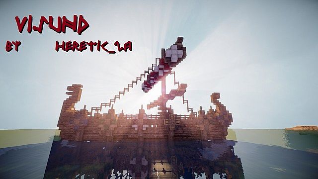 Visund - A realistic viking vessel Minecraft Map