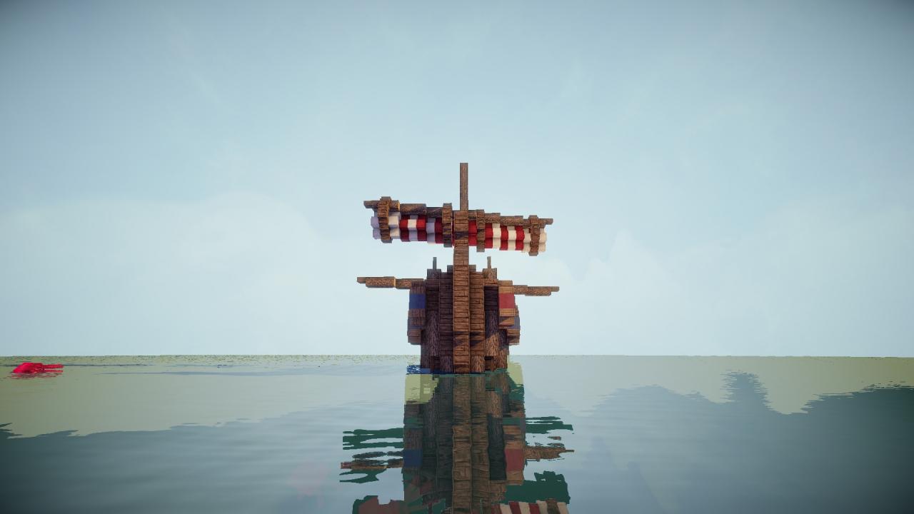 Visund - A realistic viking vessel Minecraft Map