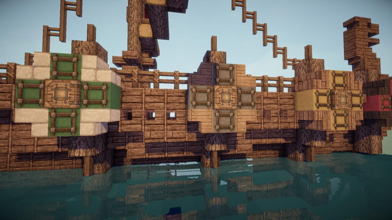 Visund - A realistic viking vessel Minecraft Map