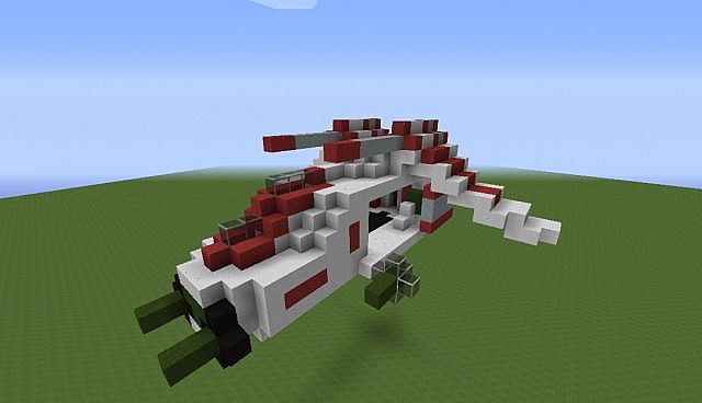 Star Wars Republic Gunship Minecraft Map