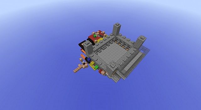 PvP map! -- Push the roof Minecraft Map