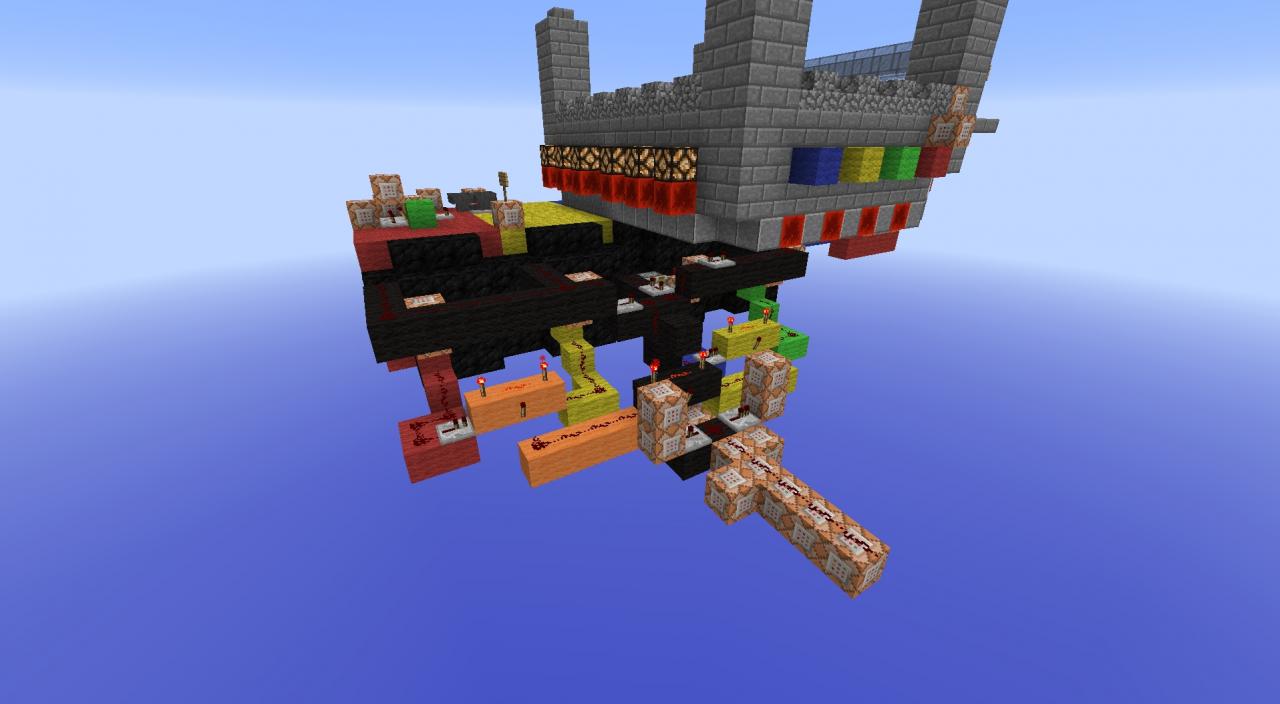 PvP map! -- Push the roof Minecraft Map