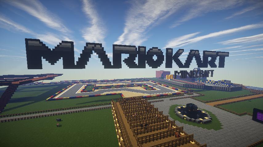 Mario Kart in Minecraft Minecraft Map