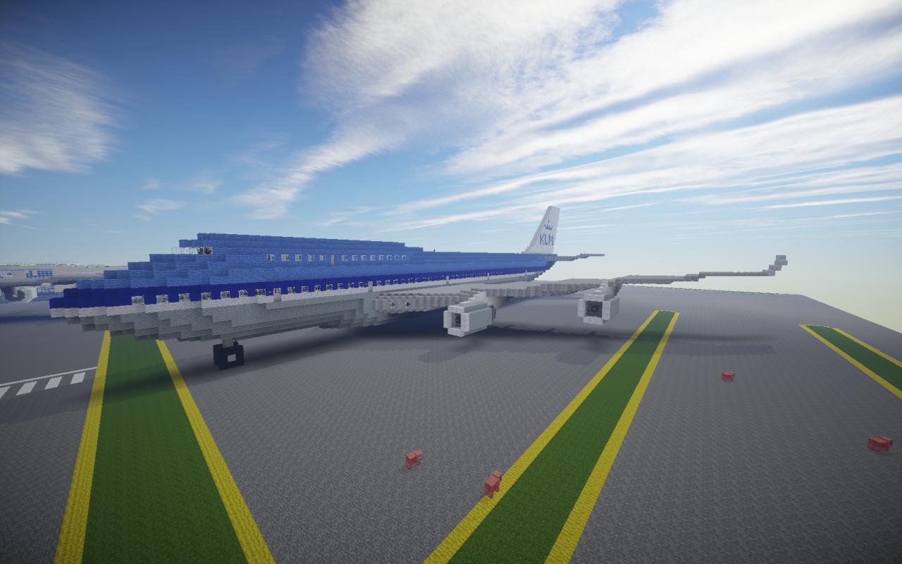 Boeing 747-400 Minecraft Map