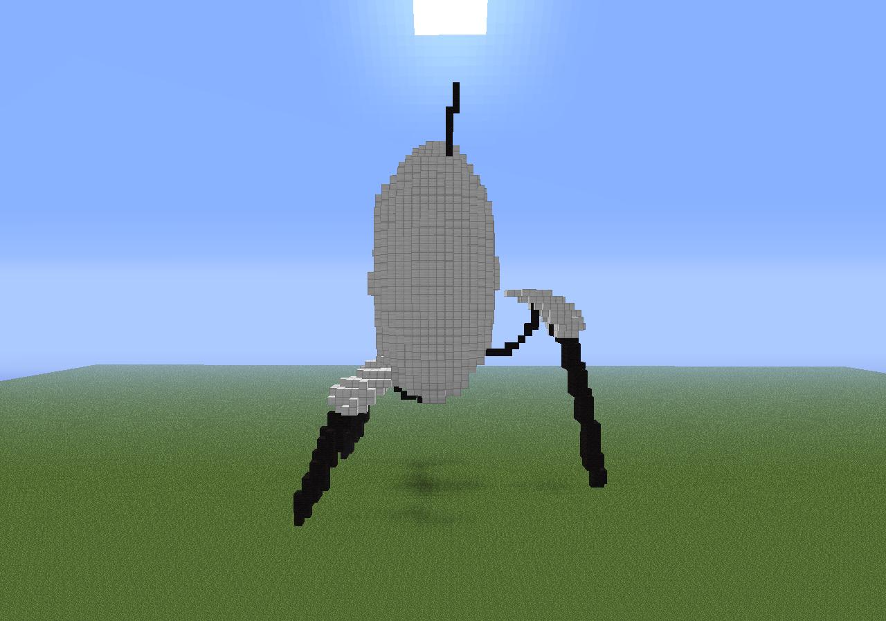 3D Portal Turret Minecraft Map