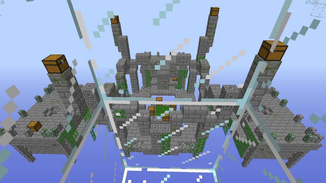 CUSTOM SKYWARS MAP: Temple_4 Minecraft Map