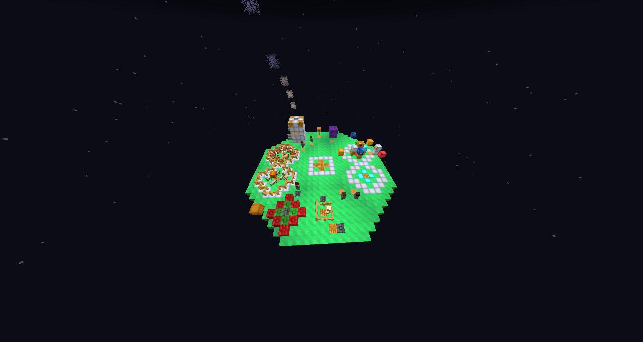 (Minecraft Project) Super Minecraft 3D Galaxy! Minecraft Map
