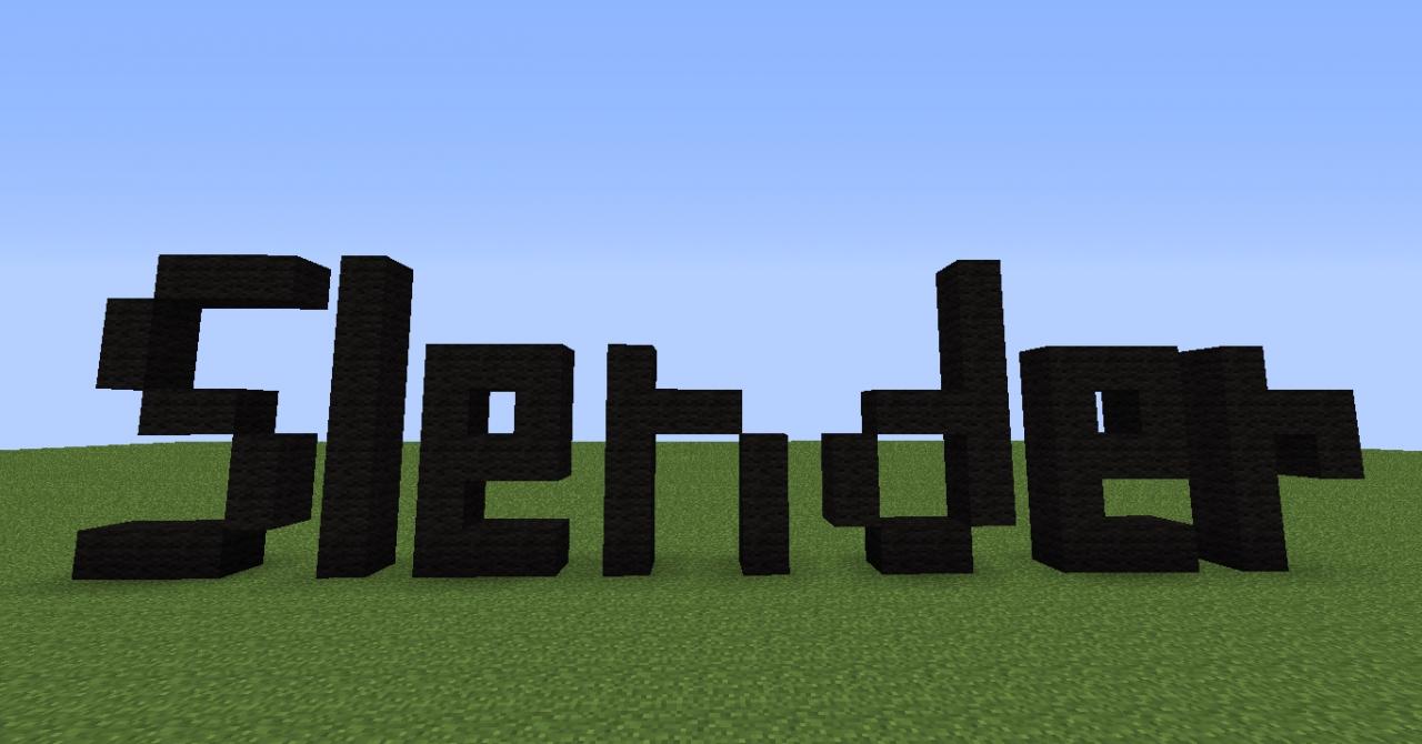 Slender Man Minecraft Map