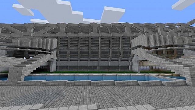 Sci-fi Spaceship Dock Minecraft Map