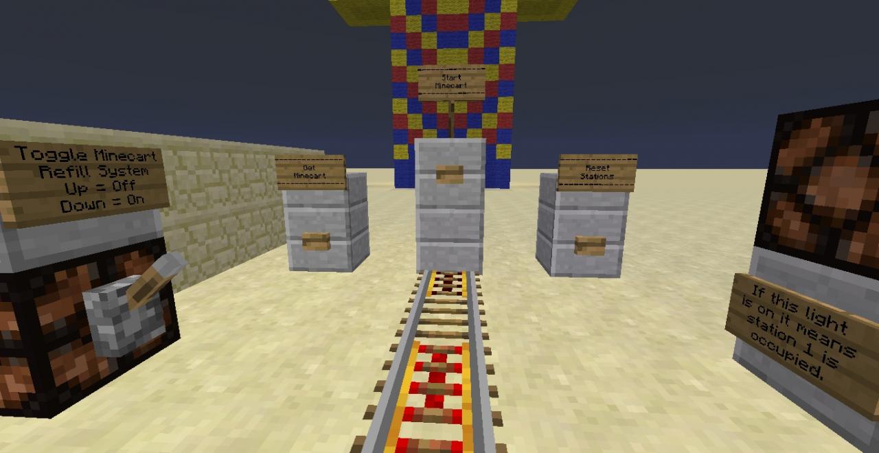 Advanced Railway System - Very Automatic Minecraft Map