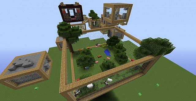 Cube World Survival Minecraft Map