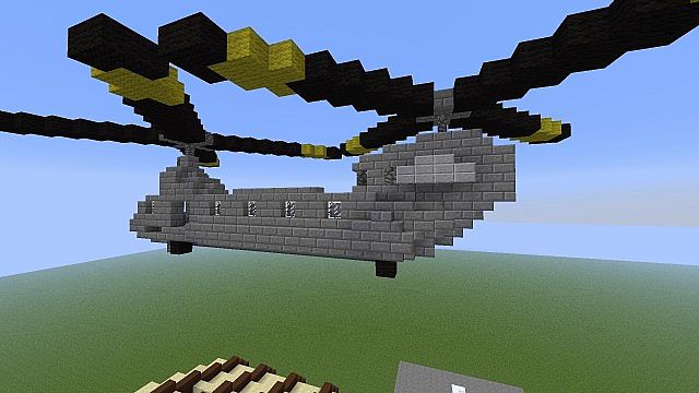 Boeing CH-47 Chinook Minecraft Map
