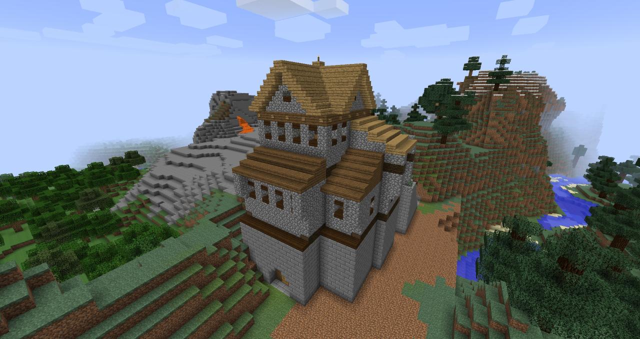 Proudspire-inspired strong house Minecraft Map