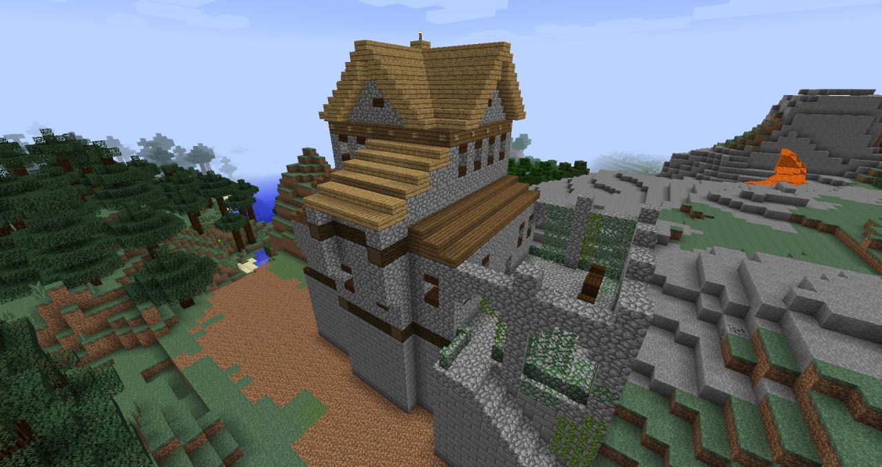 Proudspire-inspired strong house Minecraft Map