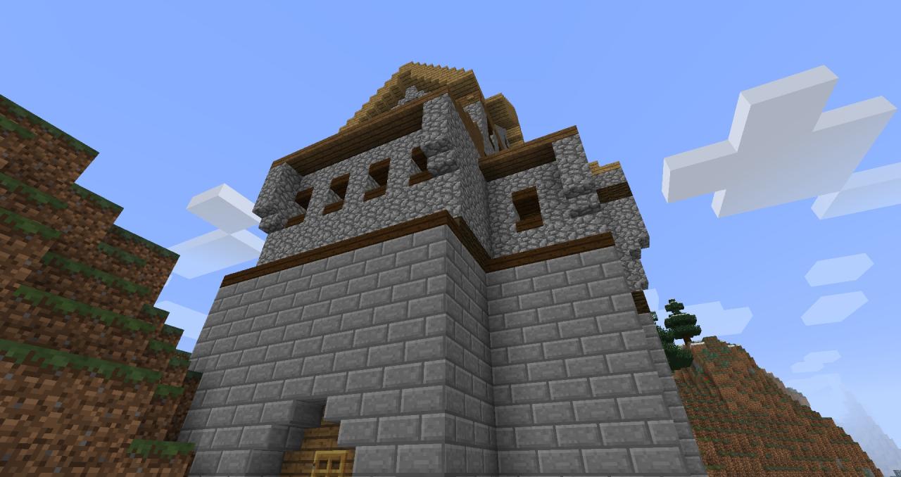 Proudspire-inspired strong house Minecraft Map