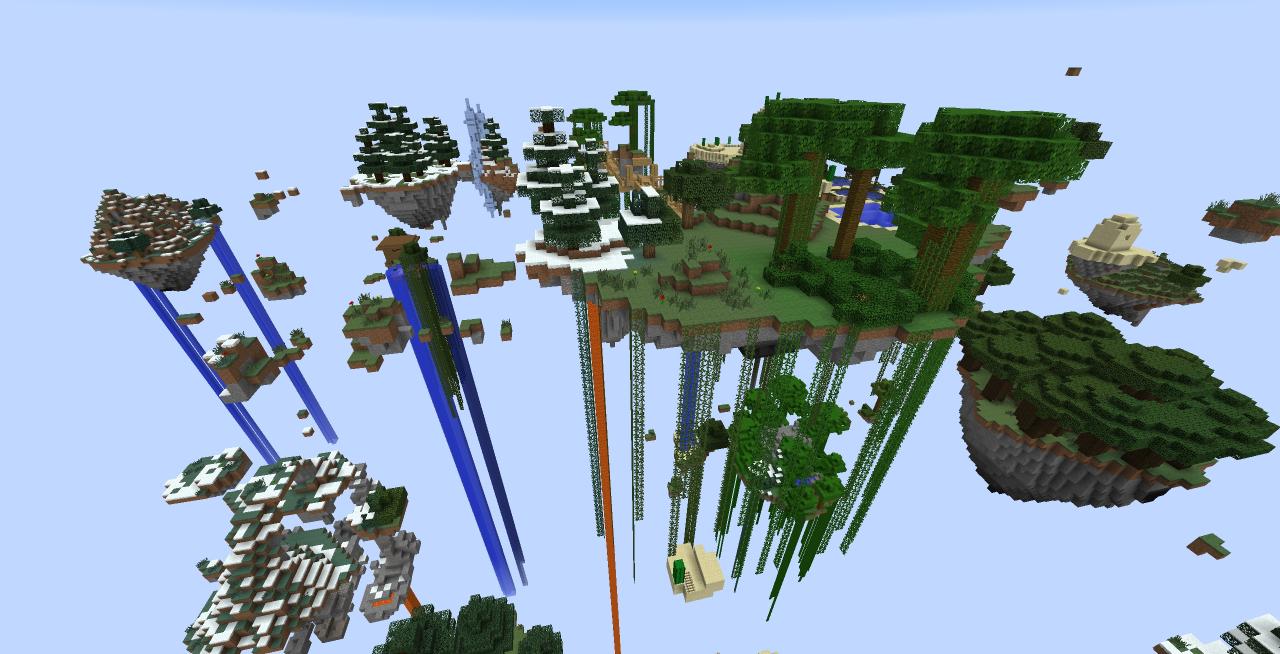 Skylands Survival Minecraft Map