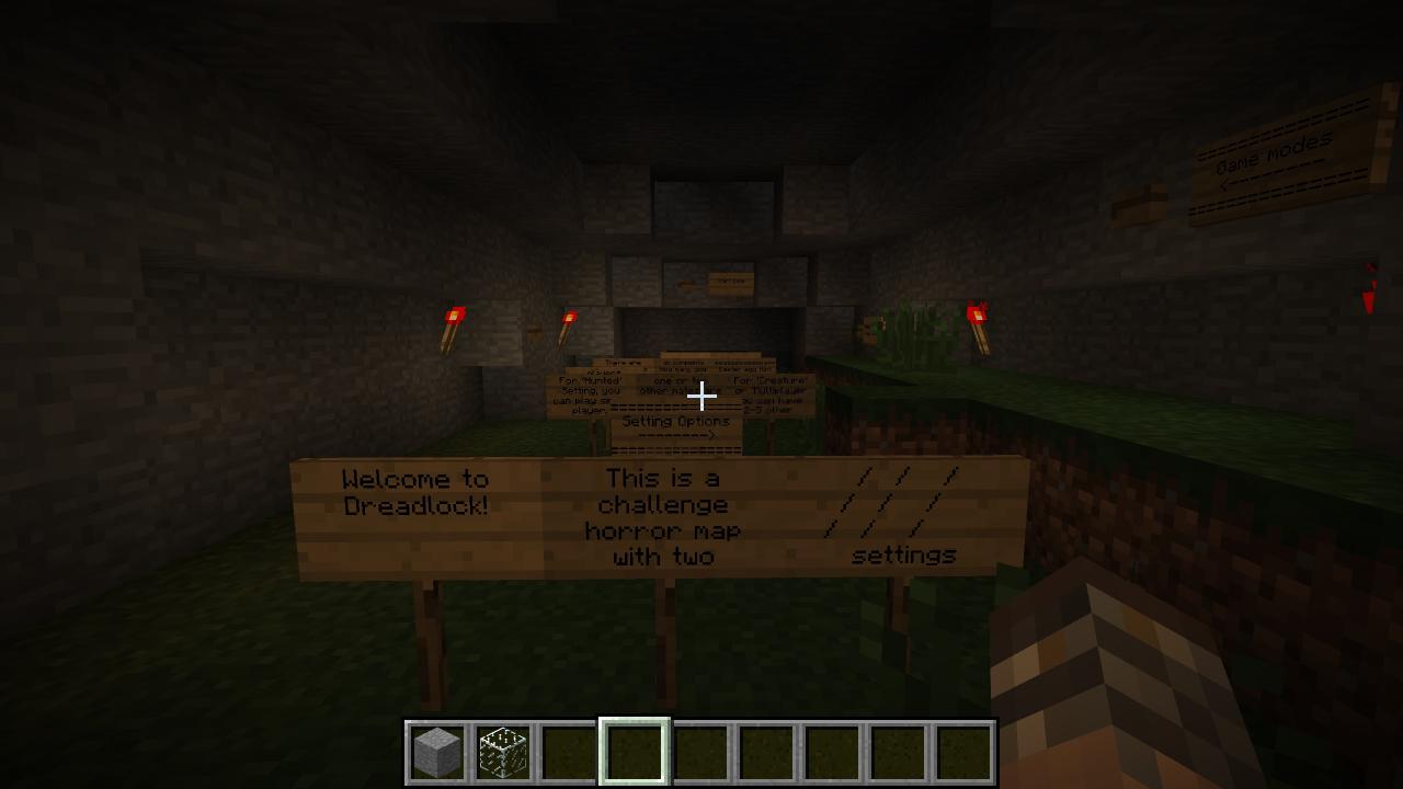 Dreadlock - A horror/mob arena map Minecraft Map