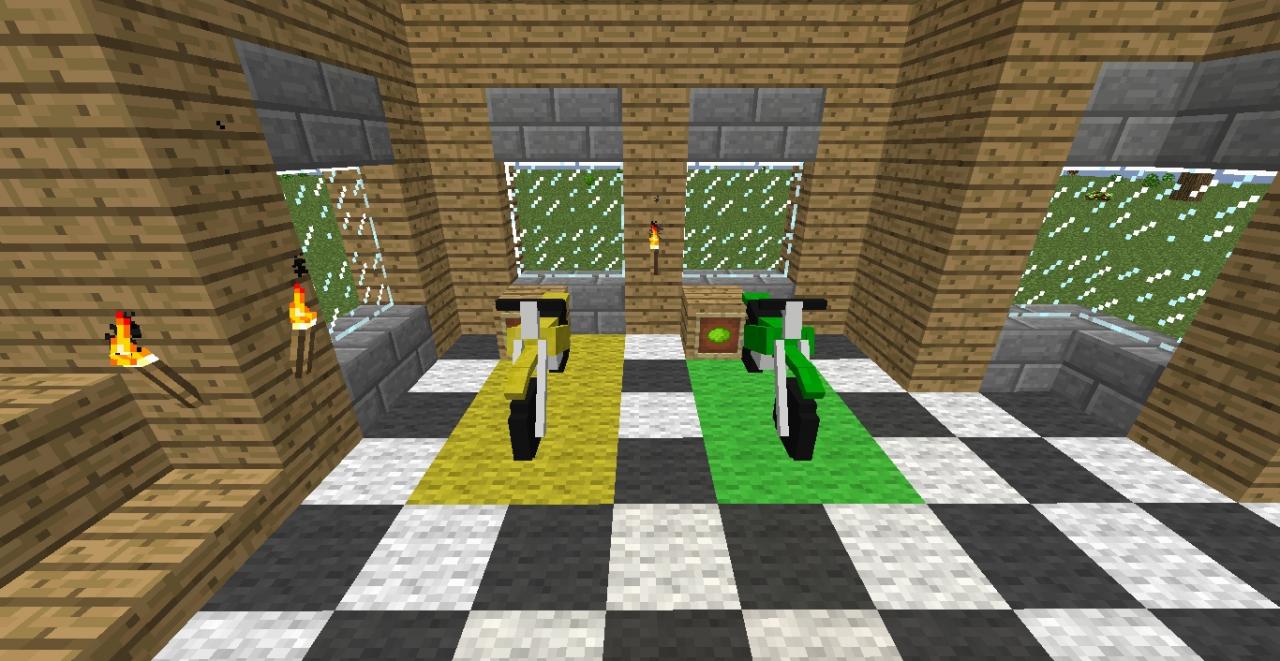 dirt bike shop Minecraft Map
