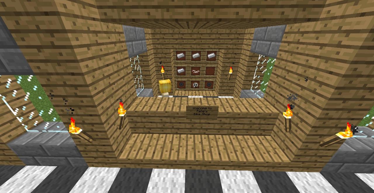 dirt bike shop Minecraft Map